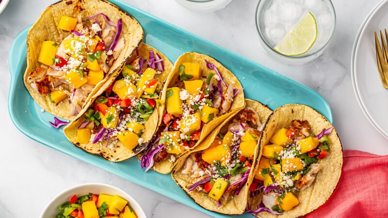 Fish Tacos with Mango Salsa Recipe